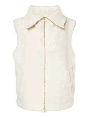 Varley Varley Erget Teddy Vest White