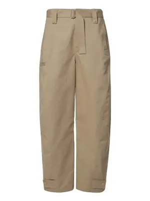LEMAIRE Twisted Cotton-linen Twill Pants - Beige
