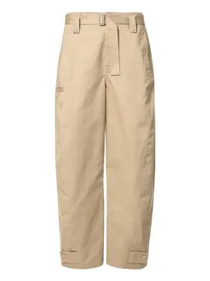 LEMAIRE Twisted Cotton-linen Twill Pants - Beige