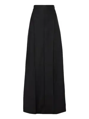 Plan C Wool Maxi Skirt - Black