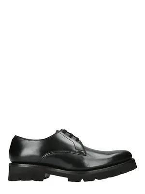 Grenson Gardener Lace-up Leather Derby Shoes - Black