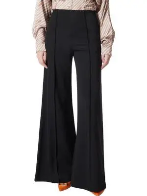 DO BY DEE OCLEPPO Smooth Stretch Twill Pull-on Wide Leg Pants - Black