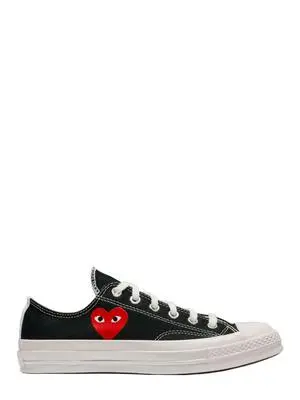 Comme Des Garçons Chuck Taylor Heart Sneakers - Black