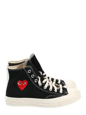Comme Des Garçons Chuck Taylor High-Top Sneakers Black