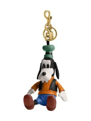 COACH Disney Goofy Bag Charm - Brass/chalk Multi