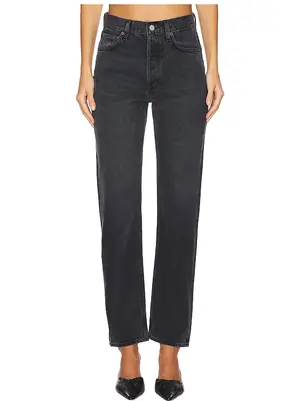 AGOLDE 90's Pinch Waist High Rise Straight Jeans - Hitch