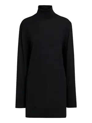 HELMUT LANG Helmut Lang Oversized Wool-Blend Turtleneck Sweater