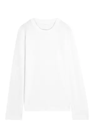 Helmut Lang Helmut Lang Cotton-Jersey Top White