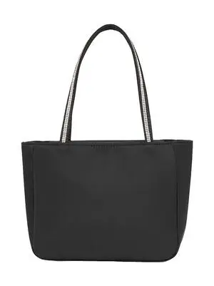 Whistles Nolana Diamante Popper Shoulder Bag - Black