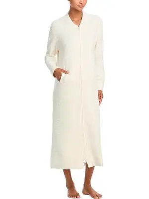 Barefoot Dreams CozyChic Full Zip V-Neck Lounger Cream