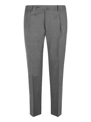 Tagliatore Tagliatore Linen Trousers With Drawstring Waist Perla