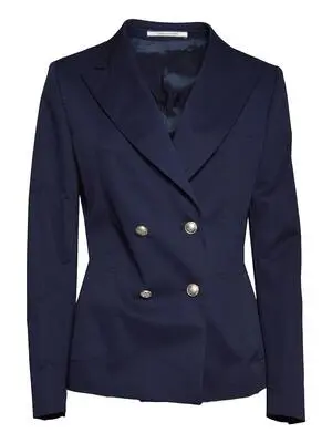 Tagliatore Double Breasted Blazer - Blu Navy
