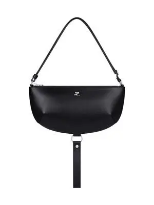 COURREGES Half-moon Bag - Black