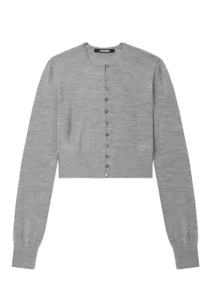 Jacquemus La Spiaggia Cardigan - Grey