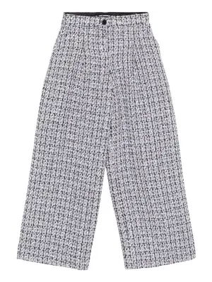 KARL LAGERFELD Karl Lagerfeld Bouclé Palazzo Trousers