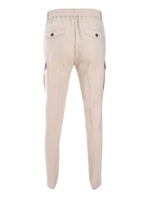 Peserico Mélange Cargo Trousers - Neutrals
