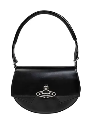 VIVIENNE WESTWOOD Orb-print Shoulder Bag - Black