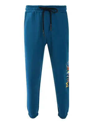 MAUNA KEA Heritage Macro Logo-embroidered Track Pants - Blue