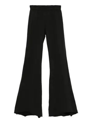 ENTIRE STUDIOS Flared Track Pants - Black