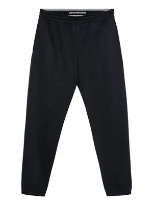 Emporio Armani Twill-weave Trousers - Blue