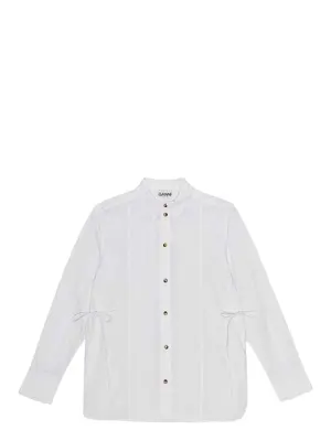 GANNI Poplin Shirt - White