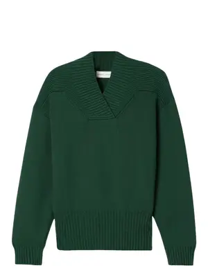 Veronica De Piante Thelma Merino Wool Sweater - Green