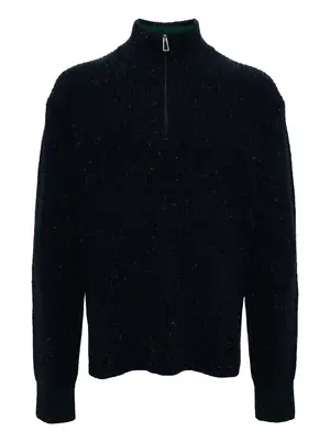 Paul Smith Half-zip Jumper - Blue