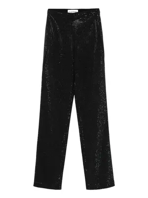 Roland Mouret Crystal-embellished Trousers - Black