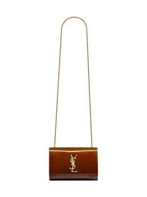 Saint Laurent Kate Mini Shoulder Bag Chataigne