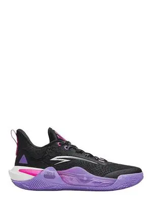 ANTA Kai 1 Speed Sneakers - Basic Black/koala Grey/purple Light
