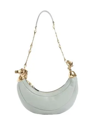 Chloé Chain Horse Leather Hobo Bag - Bluish Green
