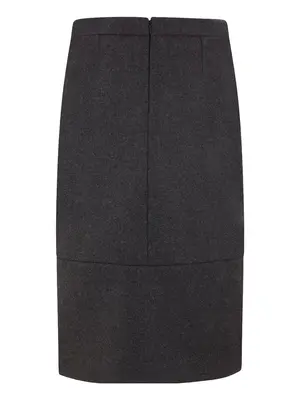 Plan C Sequin-embellished Midi Skirt - Grey