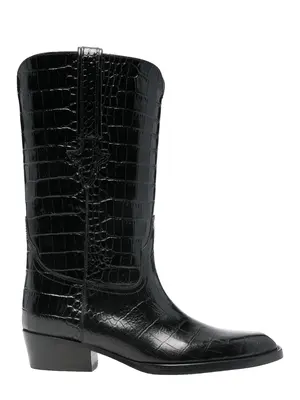 Paris Texas Hilda 35mm Boots - Black
