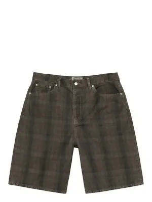 StÜssy Stussy Big Ol' Canvas Plaid Short Olive