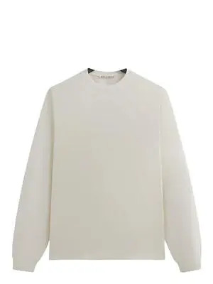 Kith 101 X Auralee Luster Plaiting Long Sleeve Tee Shirt Tofu