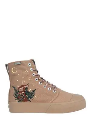 BANGS SHOES Woodland Wanderer Platform High Tops - Light Brown