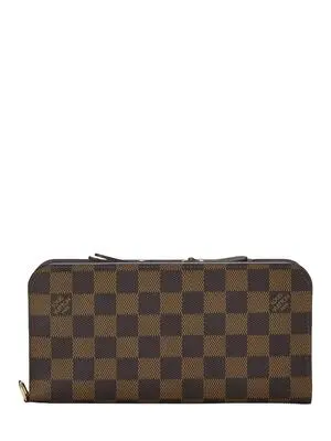 LOUIS VUITTON Damier Ebene Insolite Wallet - Brown