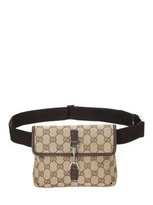 Gucci Original Gg Canvas Waist Pouch - Beige