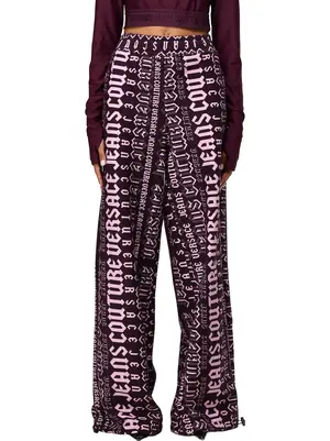 Versace Versace Jeans Couture Printed Pants Violet