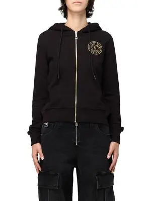 Versace Full Zip Hoodie - Black