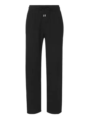 Vilebrequin Pacha Linen Wide-leg Pants - Black