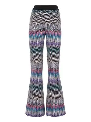 Missoni Zig Zag Flared Pants - Multicoloured