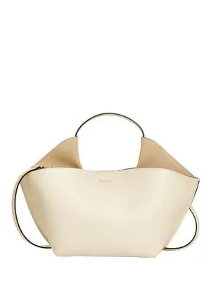 REE PROJECTS Mini Ann Leather Tote - Beige