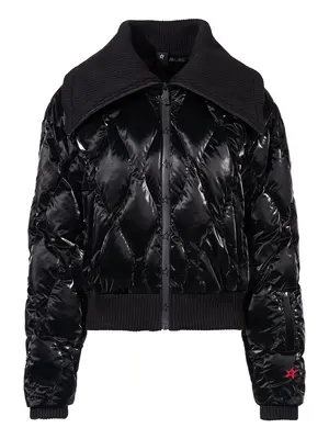 Perfect Moment Carving Apres Down Jacket - Black-liquid