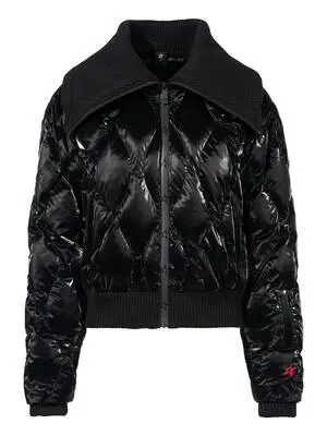 Perfect Moment Carving Apres Down Jacket - Black-liquid
