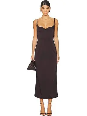 Paris Georgia Heart Dress - Chocolate
