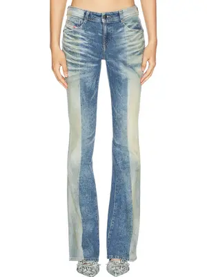 DIESEL Low Rise Bootcut Leg Jeans - Denim