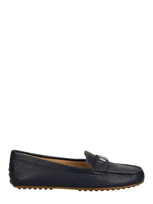 Ralph Lauren Barnsbury Leather Driving Shoes - Blue