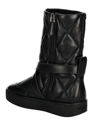Emporio Armani Quilted Snow Boots - Black