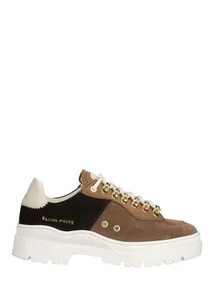 Filling Pieces Suede Court Sneakers - Brown
